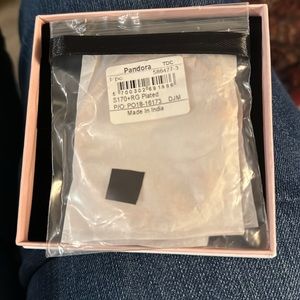 Pandora | Jewelry | Pandora Rose Open Bangle Pandora Logo Caps Rose ...